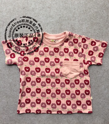 童装欧洲有机棉短袖t恤