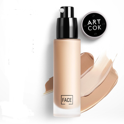 香港埃客ARTCOK粉底液30ml 裸透持妆遮瑕哑光油皮保湿润泽