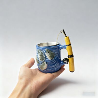 新品The Angler's Dream Ceramic Mug​​垂钓者的梦想马克杯陶瓷