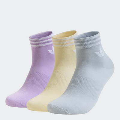 Adidas阿迪达斯ORI TREF ANK 3P三叶草舒适运动袜KA9264 KA9265