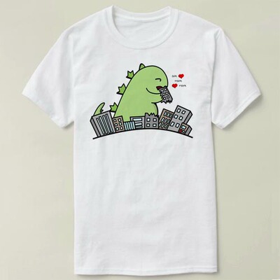 GodzillaT-ShirtZillaTinyDIY男