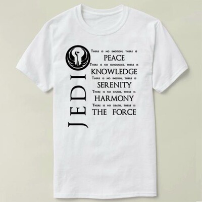 T-ShirtJediCodeTheDIYtee个性男