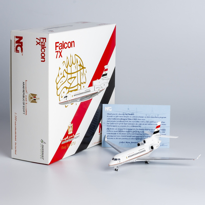 合金飞机模型埃及空军猎鹰7X