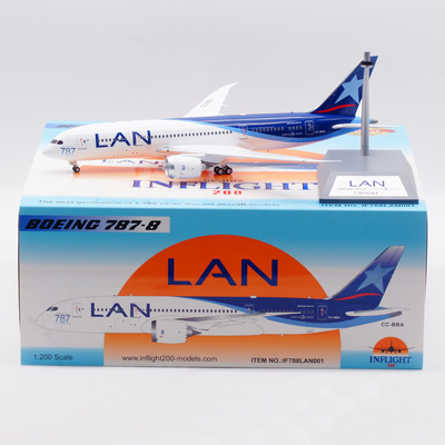 Inflight 1:200 飞机模型 合金 智利航空 波音 B787-8 CC-BBA