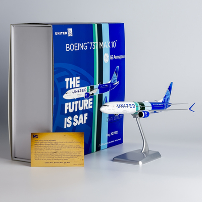 合金飞机模型美国联合航空B737