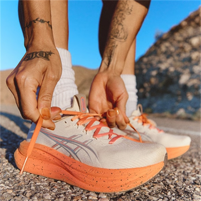 代购ASICS x FP MOVEMENT GEL-NIMBUS 28联名跑步鞋缓震低帮厚底