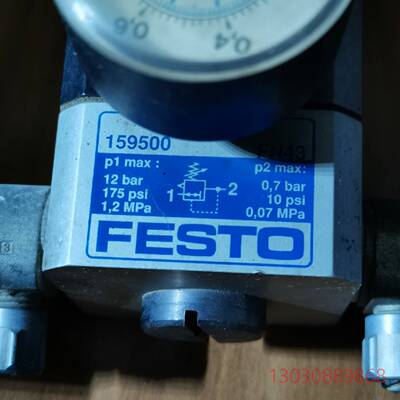 可维修费斯托159500调压阀！功能正常。