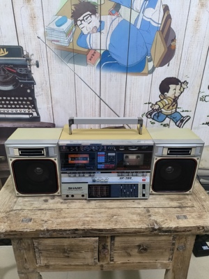 原装进口夏普GF-780双卡三分体收录机