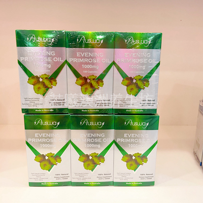 澳洲原装进口ausway月见草女性私处皮肤1000mg*100粒