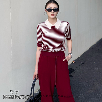 DI-SUI2025秋冬新款时尚翻领T恤