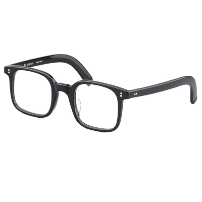 方框镜架复古黑框配近视眼睛框