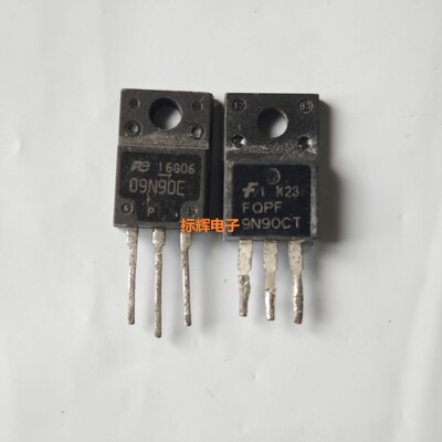 09N90E FQPF9N90C CT进口拆机场效应管 TO-220F塑封