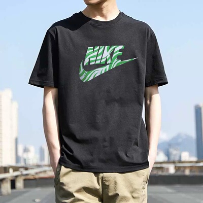 耐克休闲圆领训练运动短袖