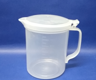 800ml带盖带刻度塑料量杯 PP材质可加热_虎窝淘