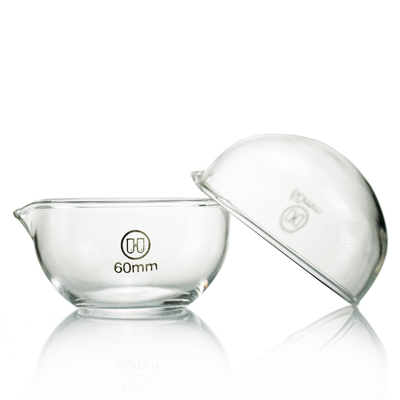 华鸥玻璃蒸发皿圆底实验室