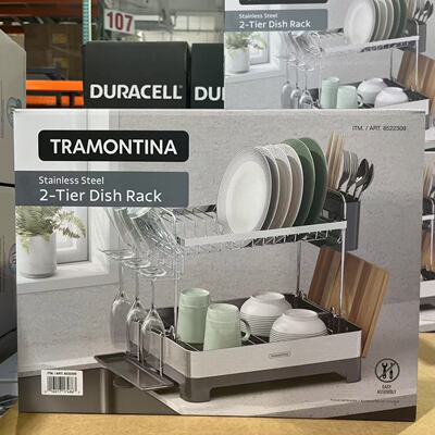 查蒙蒂纳不锈钢双层收纳沥水架