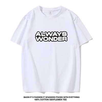 2026新款周边Lingorm邝玲玲同款宽松短袖T恤女Always Wonder衣服