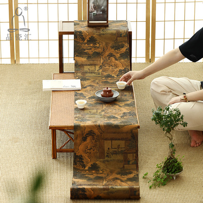 品瓷汇中式复古云纱茶席茶道零配