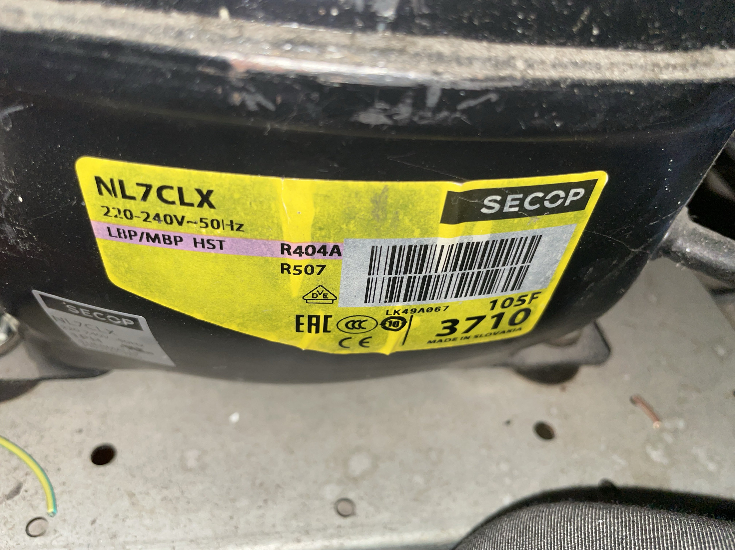 思科普原装全新SC15CL NL7CLX NF7MLX ML7CLX冰柜制冷压缩机_虎窝淘