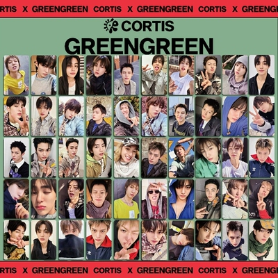 CORTIS马丁赵雨凡迷你2辑GREENGREEN幸运卡特典卡周边自印卡3寸卡