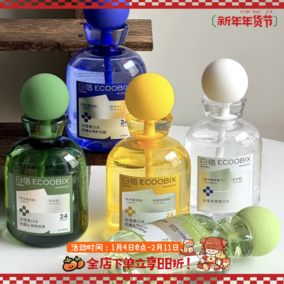 白惜抗糖漱口水410ml清新口气