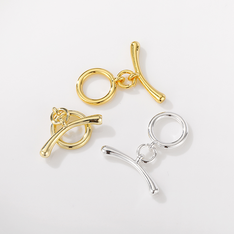 14k包金保色光面弯棒OT扣手工diy手链项链收尾连接扣饰品材料配件_虎窝淘