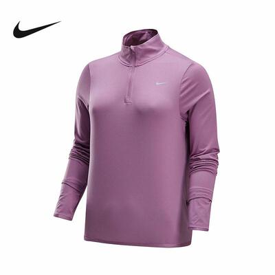 nike耐克女子长袖2024冬季新款运动跑步速干透气套头衫FB4317-523