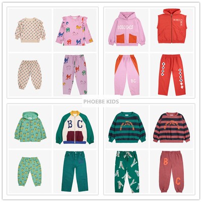 BC儿童纯棉字母卫衣卫裤套装