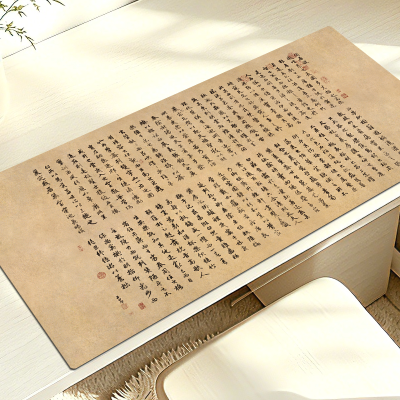 元赵孟頫闲居赋书法墨宝字帖精品环保写字办公桌垫台垫超大鼠标垫