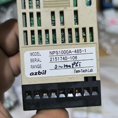 议价azbil山武控制器NPS1000A-485-1，成色实拍，