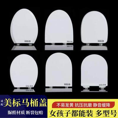 美标老式马桶盖配件家用