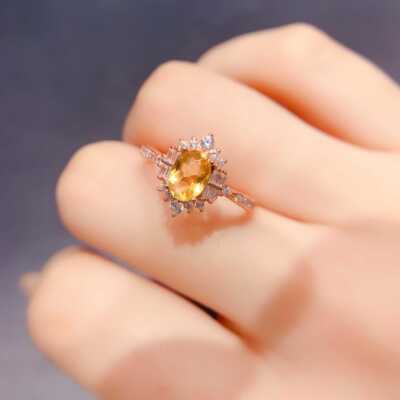 5*7mm指环饰品彩宝水晶时尚