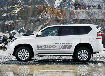 丰田普拉多霸道改装车身贴纸