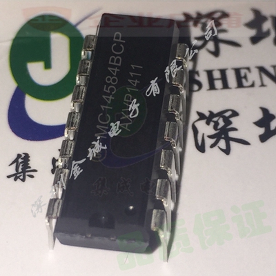 MC14584BCP MC14584 DIP14全新现货 反相施密特触发器