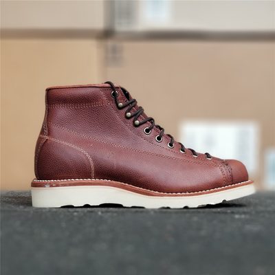 绝版Chippewa1901G37美产手工固特异V底高帮短脸靴工装靴马丁男靴