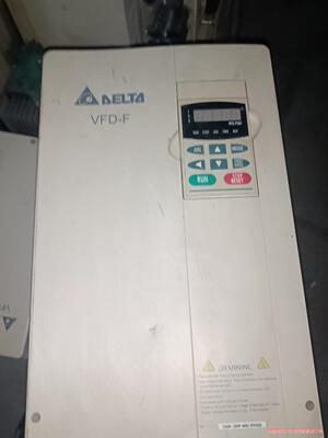 台达vfdf 22kw 成色不错。安装脚割铁烤到了，有意私聊议价商品