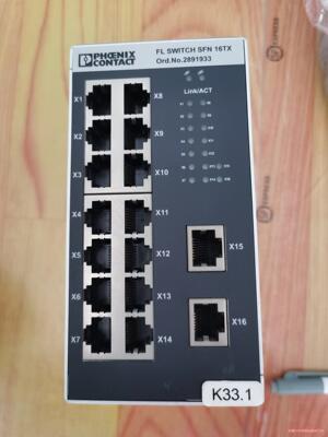 菲尼克斯交换机FLSWITCHSFN16TX二手拆机，功能正(议价商品）