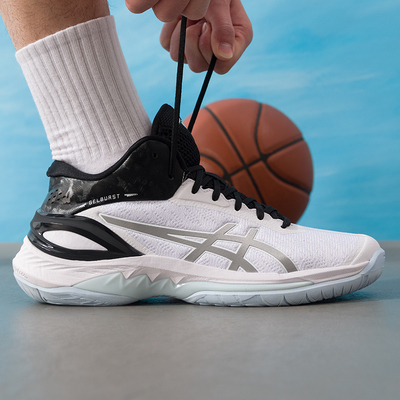 asics亚瑟士男鞋篮球鞋GEL BURST 28中帮减震实战运动鞋1063A116
