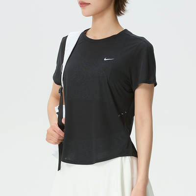 NIKE耐克女装短袖T恤2026夏季新款透气半袖跑步运动服IF1681-010