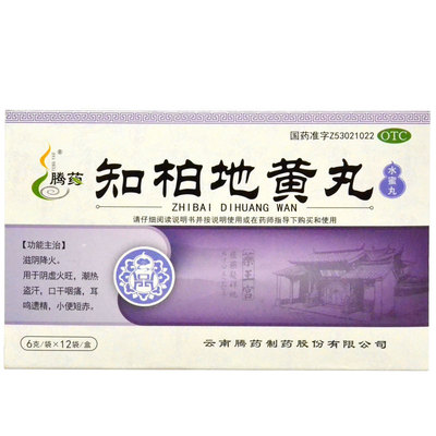 【腾药】知柏地黄丸6g*12袋/盒