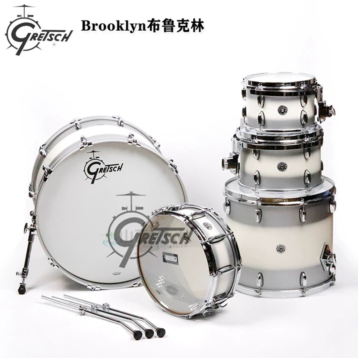 美产 GRETSCH瑕疵布鲁克林 brooklyn北美枫木 标尺五鼓 哑光烤漆