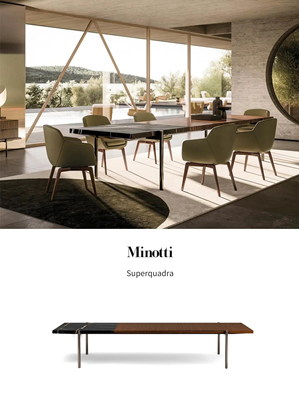 Minotti Superquadra餐台｜也可做会议室