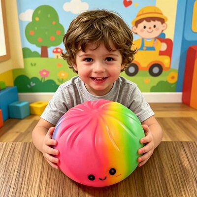 跨境新品 Giant Dumpling Squishy 超大号包子捏捏乐玩具仿真包子