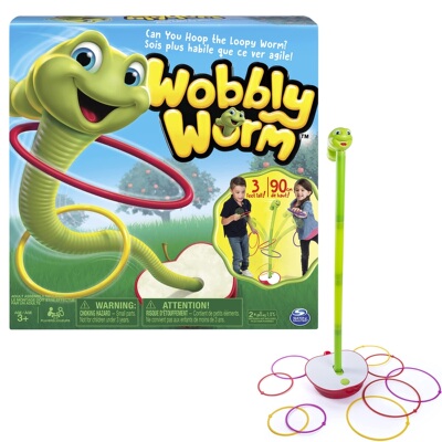 现货Wobbly Worm Game摇摆虫套圈室内外抛投运动儿童互动游戏玩具
