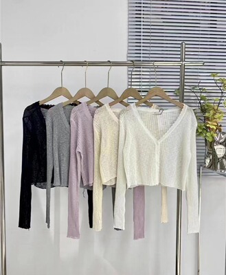 百搭显瘦防晒罩衫短上衣女