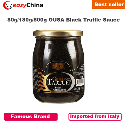 80g/180g Black Truffle Sauce OUSA Italy Pasta Risotto Pizza