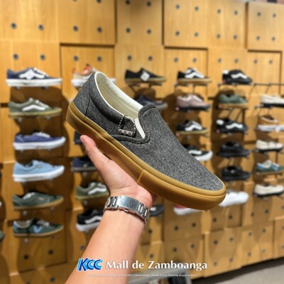 日本代购直邮VANS SKATE SLIP-ON BLACK DENIM一脚蹬帆布鞋