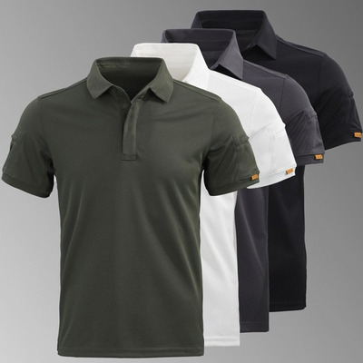 际华3503厂七代B2战术翻领衫短袖速干上衣透气男夏polo运动T恤