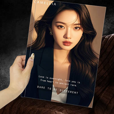 艺术照写真杂志册摄影工作室高端肖像照片打印做软页画册微喷相册