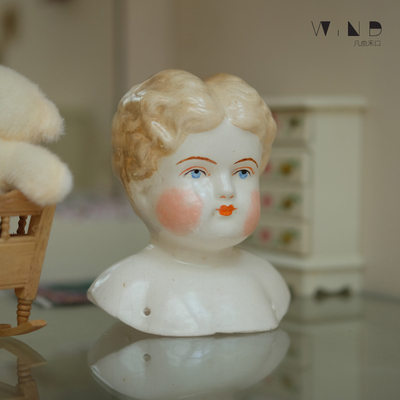 陶瓷德国摆件古董娃娃